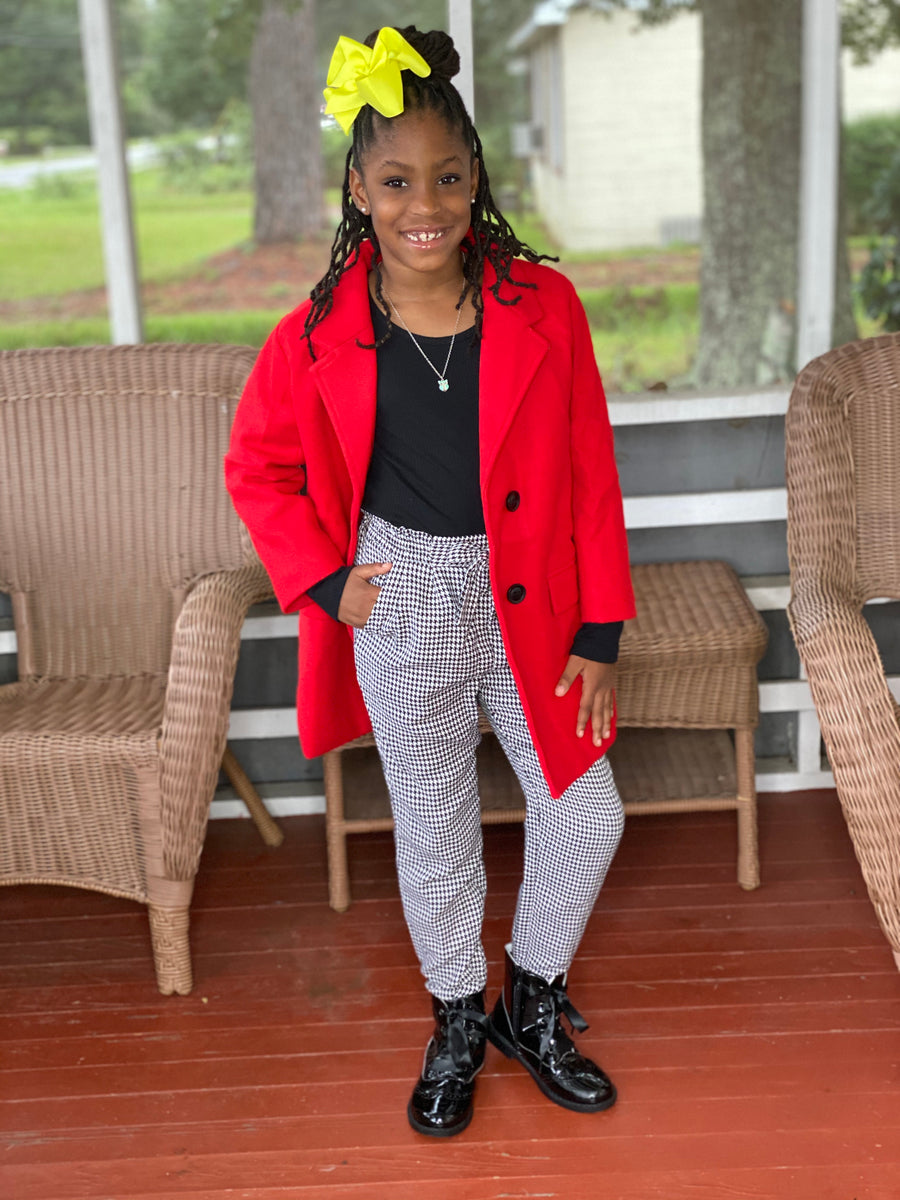 Girls Classic Peacoat – Mixit-Matchit